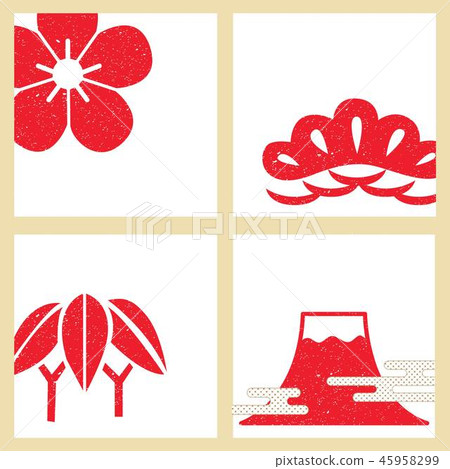 Japanese template vector. Red symbols crest backgr - Stock Illustration ...