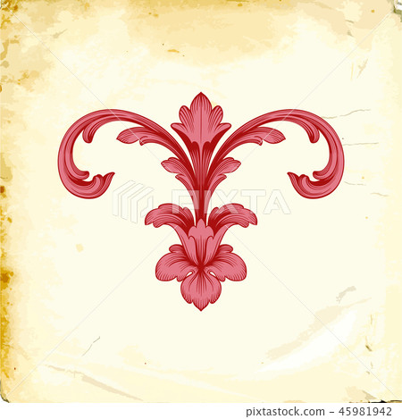 Vector Baroque Of Vintage Elements For Design 45981942 PIXTA Vector Baroque Of Vintage Elements For Design 45981942 PIXTA