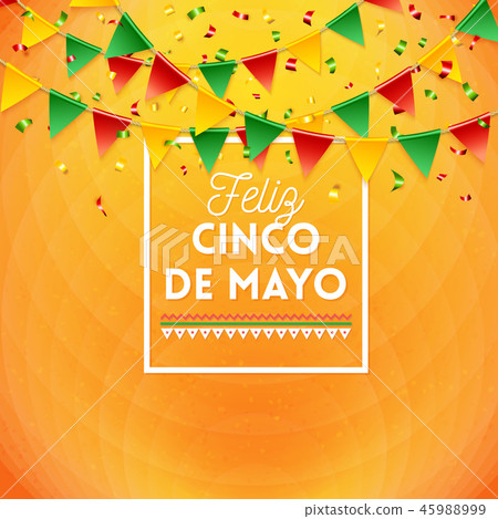 Happy Fifth May Mexican card or poster design - Stock Illustration ...
