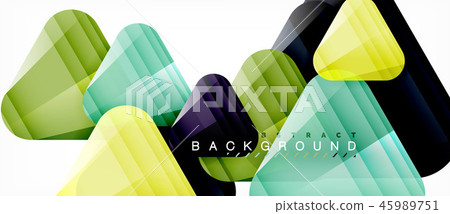 Geometric abstract background, triangles - Stock Illustration [45989751 ...