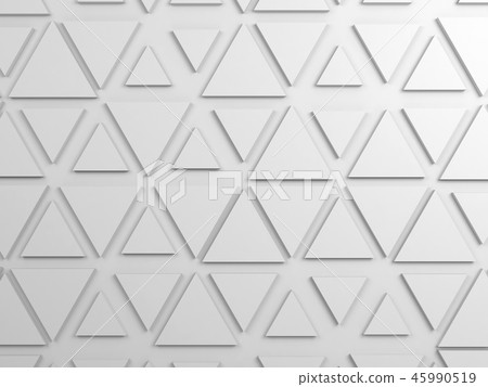 Triangles pattern, 3d render illustration - Stock Illustration ...