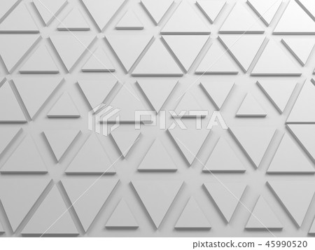 Triangles pattern, 3d render illustration - Stock Illustration ...