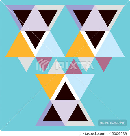 Vector pattern with colorful geometric shapes - Stock Illustration ...