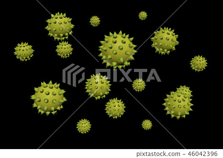 Pollen image Black back (for hay fever etc.) - Stock Illustration ...