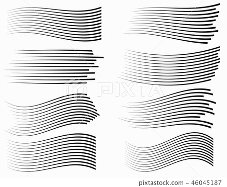 Speed line - Stock Illustration [46045187] - PIXTA