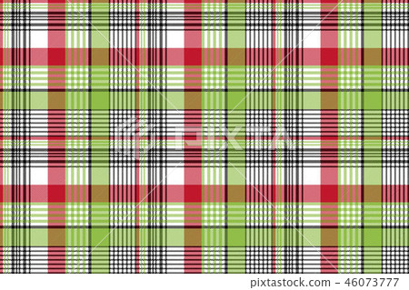 Red green check fabric texture seamless background - Stock Illustration ...