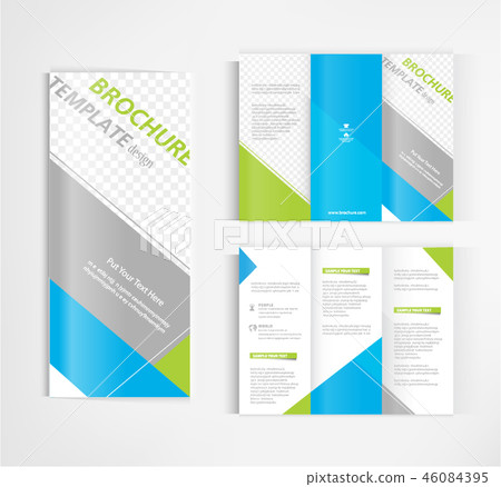 Set of office Brochure for business, vector. - Stock Illustration ...