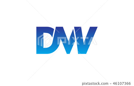 Letter D M W V Modern - Stock Illustration [46107366] - PIXTA