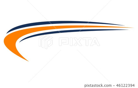 Swoosh Template - Stock Illustration [46122394] - PIXTA