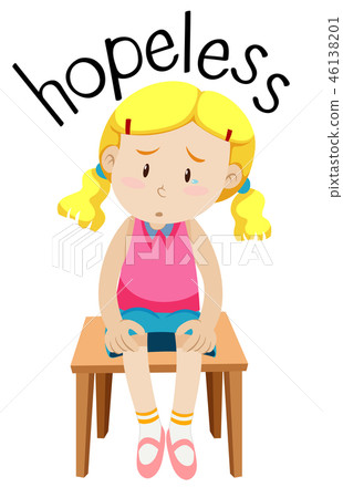 English vocabulary of hopeless - Stock Illustration [46138201] - PIXTA