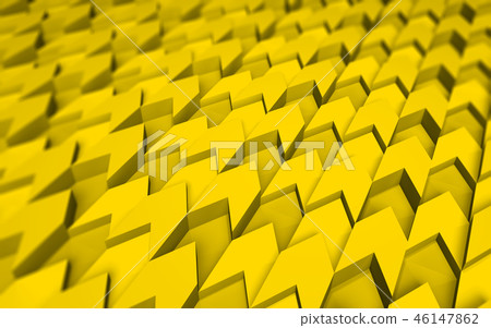 Arrow pattern background image (yellow) - Stock Illustration [46147862 ...