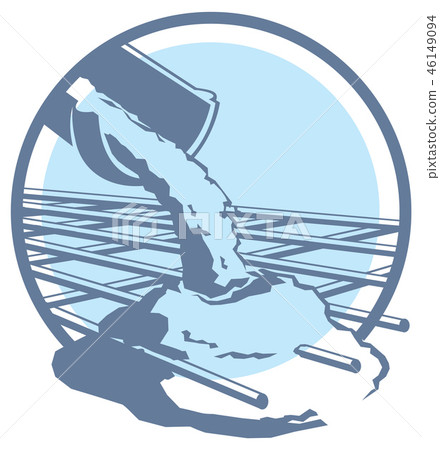 Vector pouring concrete icon - Stock Illustration [46149094] - PIXTA