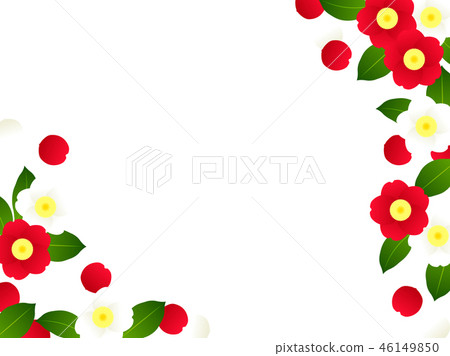 Rose flower frame - Stock Illustration [46149850] - PIXTA