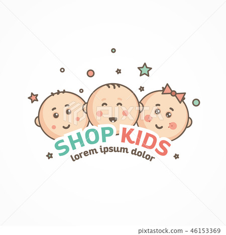 kids logo design template. - Stock Illustration [46153369] - PIXTA