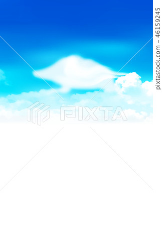 Yuki sky New Year's card background - Stock Illustration [46159245] - PIXTA