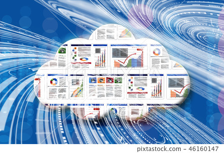 cloud, research, researchs - Stock Illustration [46160147] - PIXTA