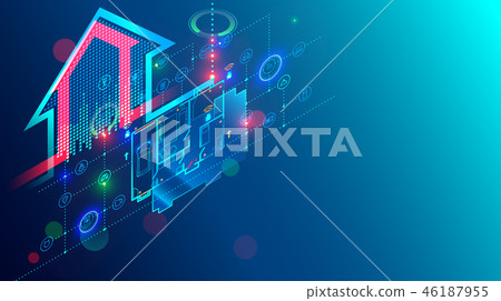 Design and development smart home system.... - Stock Illustration ...