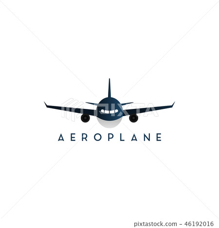 Plane front side graphic design template isolated - Stock Illustration ...