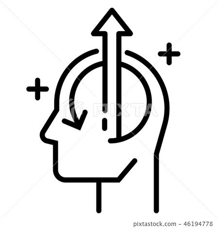 Enthusiastic Line illustration - Stock Illustration [46194778] - PIXTA