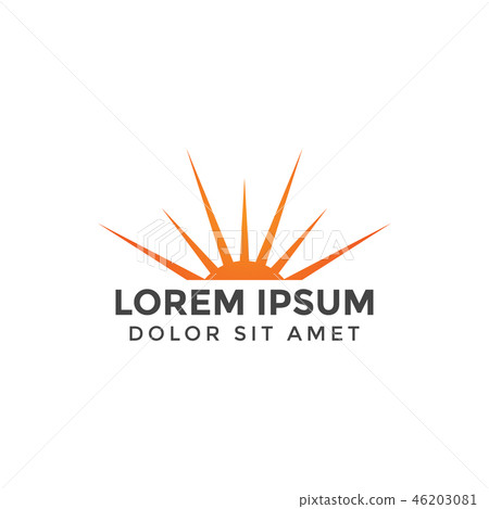 Abstract sun graphic design template vector - Stock Illustration ...