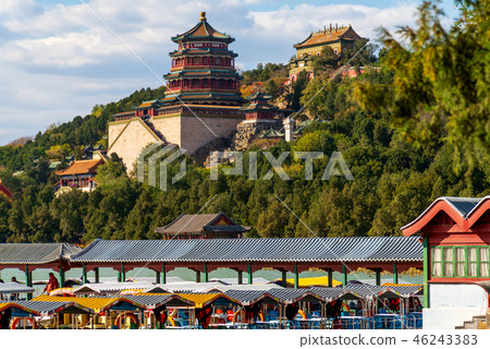 Beijing, China's tourist attractions, Summer... - Stock Photo [46243383 ...