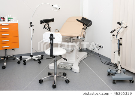 Gynecological cabinet with chair and other... - Stock Photo [46265339 ...
