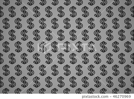 Abstract geometric pattern with dollars. seamless - Stock Illustration ...