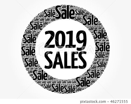 2019 SALES word cloud collage - Stock Illustration [46271555] - PIXTA