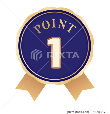 POINT1 label - Stock Illustration [46283379] - PIXTA