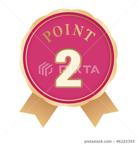 POINT2 label - Stock Illustration [46283393] - PIXTA