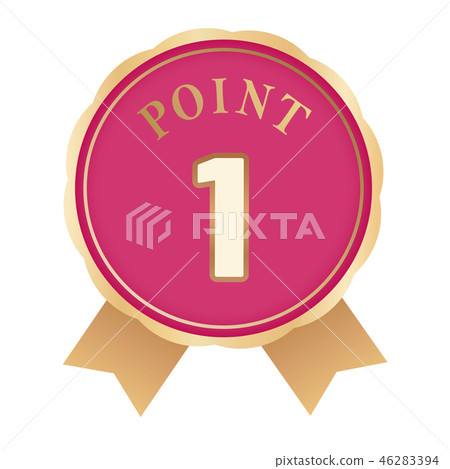 POINT1 label - Stock Illustration [46283394] - PIXTA