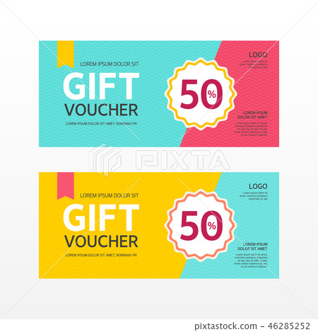 Simple coupon collection - Stock Illustration [46285252] - PIXTA