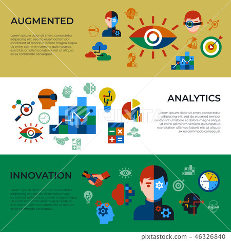 Digital vector augmented analytics - Stock Illustration [46326840] - PIXTA