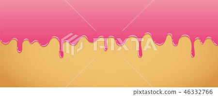 pink sweet melting icing background - Stock Illustration [46332766] - PIXTA