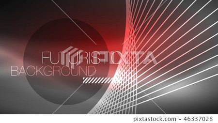 Digital technology abstract background - neon... - Stock Illustration ...