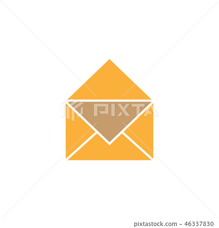 Mail letter graphic design template vector - Stock Illustration ...