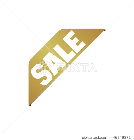Corner Ribbon Icon (Sale) - Stock Illustration [46349871] - PIXTA