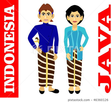 Java Indonesian People and Culture - Stock Illustration [46360126] - PIXTA