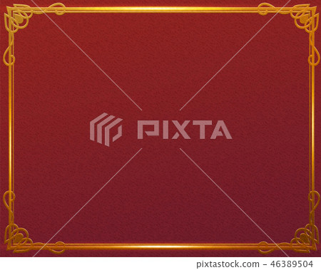 Traditional red background - Stock Illustration [46389504] - PIXTA