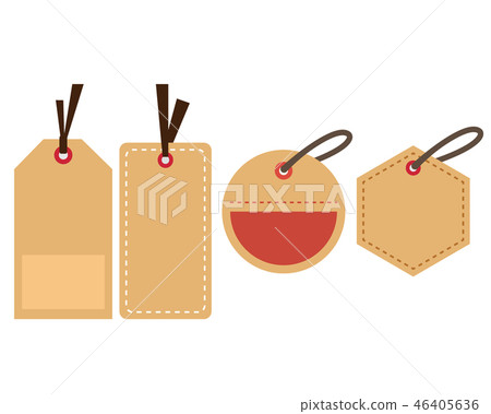Tag frame frame sticky note - Stock Illustration [46405636] - PIXTA