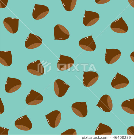 Chestnut pattern-seamless - Stock Illustration [46408289] - PIXTA