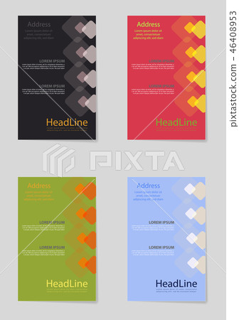 Brochure template flyer design vector... - Stock Illustration [46408953 ...