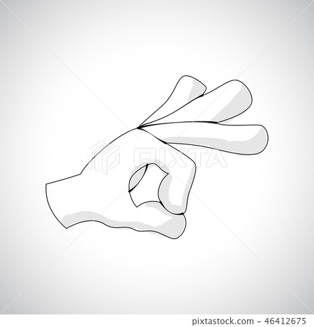 Comics Hand icon - Stock Illustration [46412675] - PIXTA