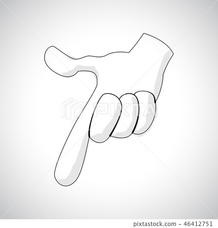 Comics Hand icon - Stock Illustration [46412751] - PIXTA