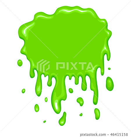 Best green slime icon - Stock Illustration [46415158] - PIXTA