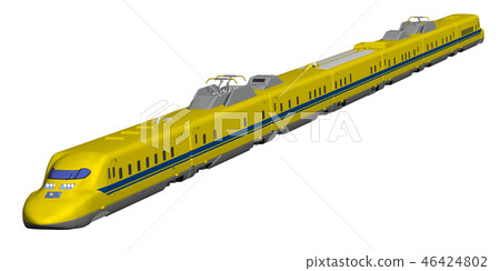 Shinkansen Doctor Yellow - Stock Illustration [46424802] - PIXTA