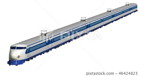 Shinkansen 0 series - Stock Illustration [46424823] - PIXTA
