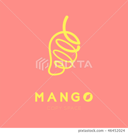 Mango fruit spiral icon set design illustration - Stock Illustration ...