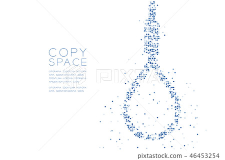 Abstract Geometric Circle dot pixel pattern lasso - Stock Illustration ...