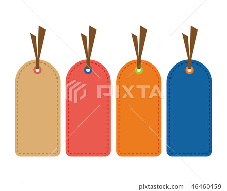 Tag frame frame sticky note - Stock Illustration [46460459] - PIXTA